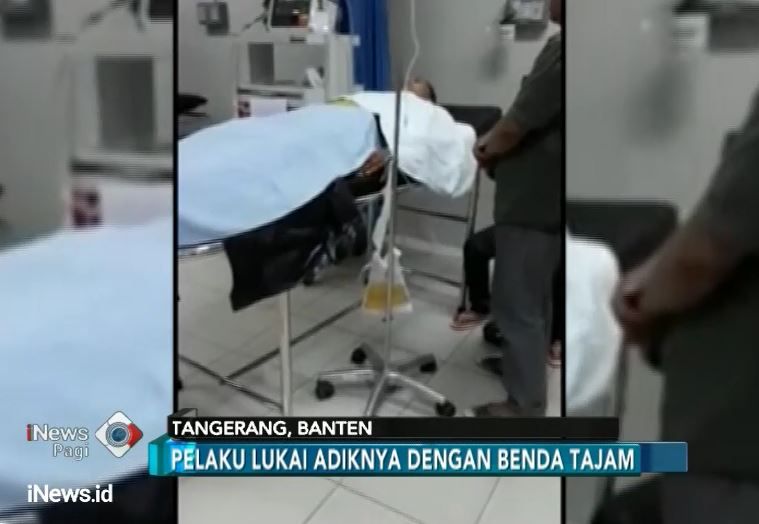 Tagih Utang, Kakak Tusuk Adik Kandung